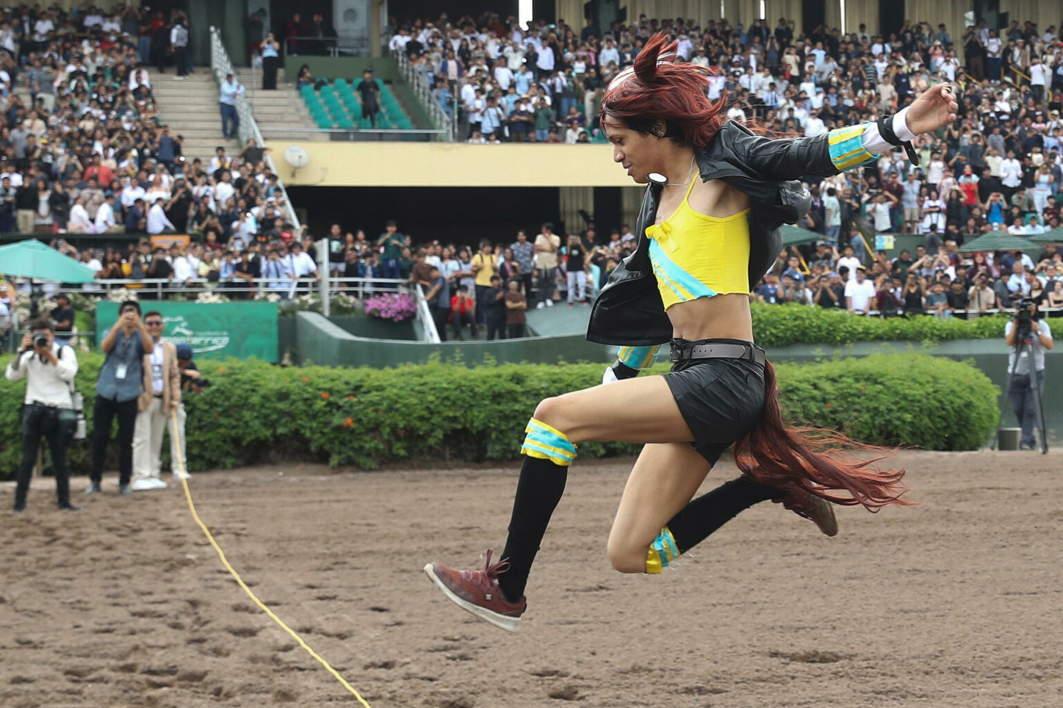 Las carreras de «chicas caballo» inspiradas en un anime japonés llenan ...
